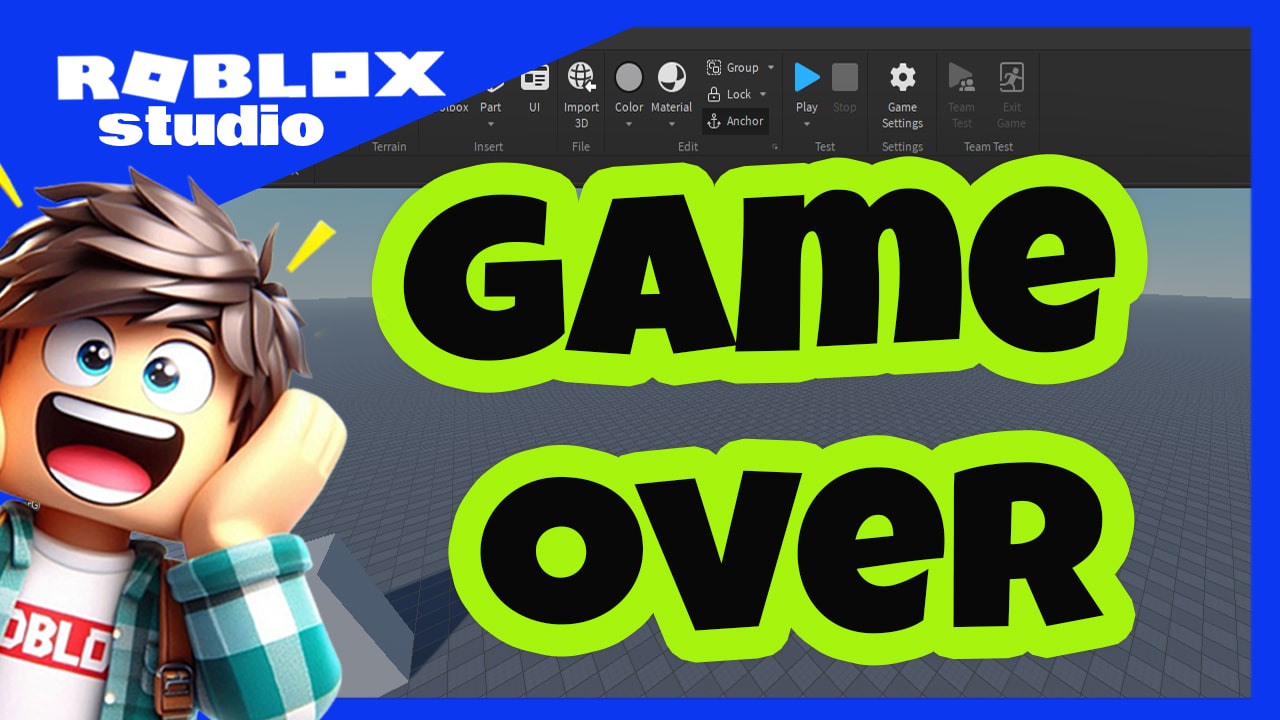 Como fazer Game Over no Roblox Studio - ⭐ Programação For Kids - Cursos ...